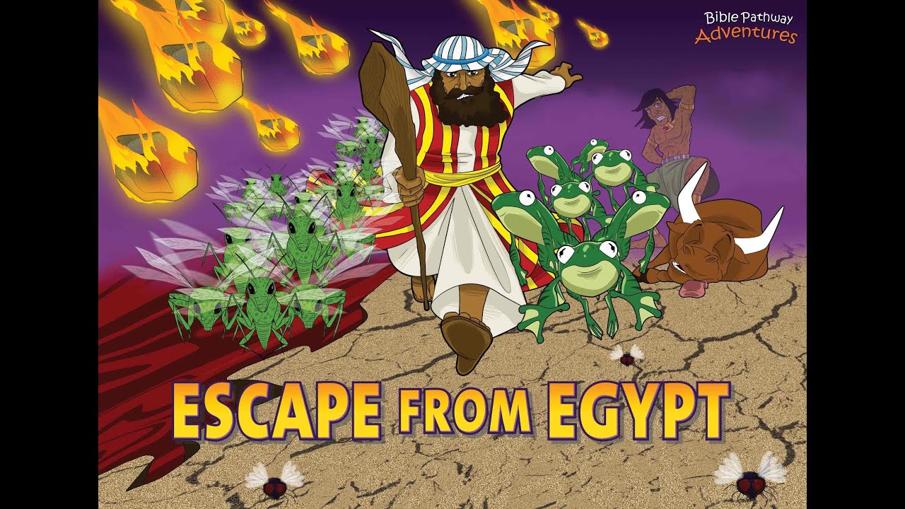 Escape from Egypt | Moses and the Ten Plagues ( Bible Pathway ...